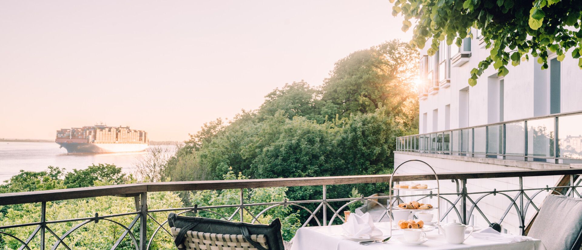5-Sterne-Hotel mit Elbblick - Hotel Louis C. Jacob